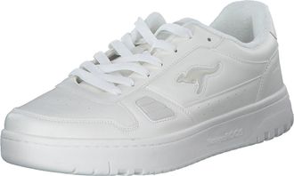 Kangaroos Unisex K-Draft Con Sneaker, White/cool beige, 46 EU