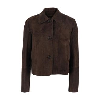 Arma Femme, Vestes, Brun, Taille: 40 FR Emy Suede Jacket