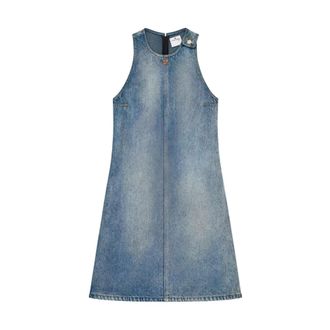 Courr&egrave;ges Damen, Kleider, Blau, 2XSGr&ouml;&szlig;e