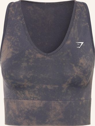 Gymshark Gymshark Cropped-Top Everyday Seamless Washed grau