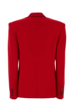 Stella McCartney Womens Red Wool Blazer Lipstickred Giacche E Gilet Jacket
