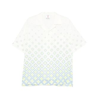 Casablanca Homme, Chemises, Multicolore, Taille: 3XL Chemise &agrave; Manches Courtes Monogramme