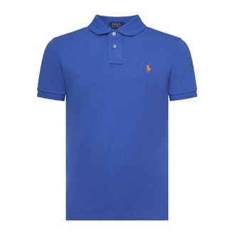 Polo Ralph Lauren Pique Polo Shirt - - Tops - Herren - Blau - S