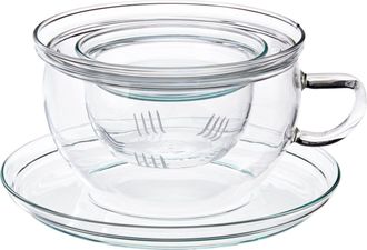 Trendglas Jena Tea Time Teetasse mit Glasfilter (0,3 Liter)
