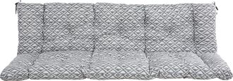 Patio Hollywoodschaukel Auflage 180x50 Frigiliana Bankauflage groß für Sitzfläche Rückenlehne einteilig mit Schnüren