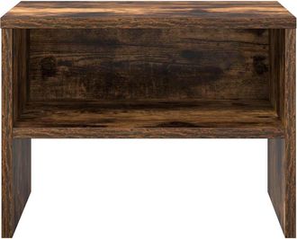 Generic Moderner Nachttisch mit Offenem Ablagefach, Minimalistischer Nachttisch aus Holzwerkstoff, Elegante Schlafzimmer-Akzentm&ouml;bel f&uuml;r die Schlafzimmerdekor