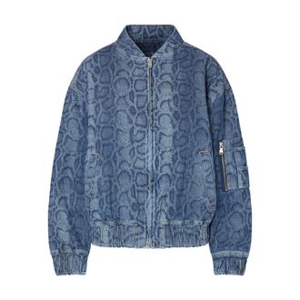 Liu Jo Bomber matelass&eacute; - Femme - Vestes - Bleu - Taille: 40 FR