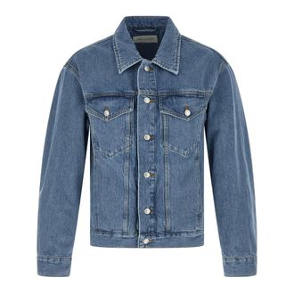 Dries Van Noten Homme, Vestes, Bleu, Taille: XL Vuskin Den Denim Jacket