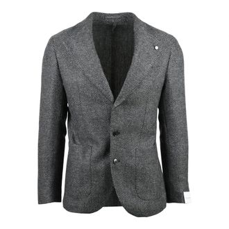 Luigi Bianchi Mantova Giacca Stondata - - Jackets - Herren - Grau - L