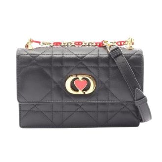 Dior Pre-owned Miss Caro Leder Mini Schultertasche - - Pre-owned - Damen - Schwarzk - ONE SIZE