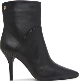 Tommy Hilfiger Stiefeletten Tommy Hilfiger High Heel Clean Ankle Boot FW0FW09624 Schwarz