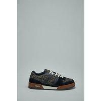 Fendi Match FF Jacquard Low-Top Sneakers
