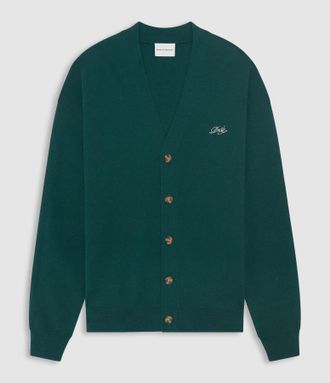 Dr&ocirc;le de Monsieur Cardigan Dr&ocirc;le Dark Green