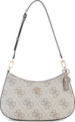 Guess Sac femme Noelle II dark taupe multilogo BS26GU14 SO967218 Dimensions du sac: PETIT