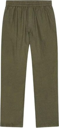 Les Deux Homme, Pantalons, Vert, Taille: M Patrick Linen Pants