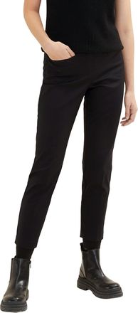 Tom Tailor Damen Mia Slim Fit Chinohose 1034544, 14482 - Deep Black, 40W / 28L