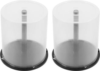 BESPORTBLE Zerodeko 2 St&uuml;ck CD Aufbewahrungsbeh&auml;lter aus Robustem PP Kunststoff Leerer CD DVD Organizer Fach Kapazit&auml;t Kratzschutz Tragbar f&uuml;r Zuhause Auto und R