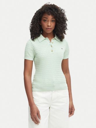 Tommy Hilfiger Poloshirt WW0WW41474 Gr&uuml;n Regular Fit