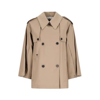 Dior Femme, Manteaux, Beige, Taille: 40 FR Peacoat