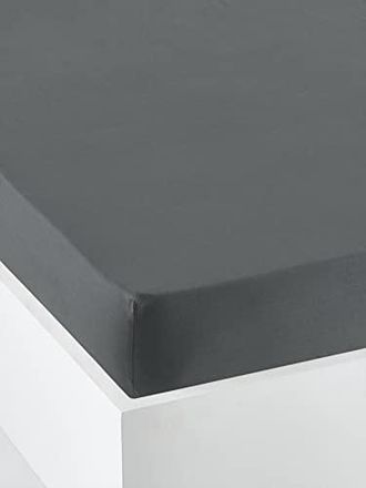 Vertbaudet Drap-Housse uni Enfant Anthracite 90X140