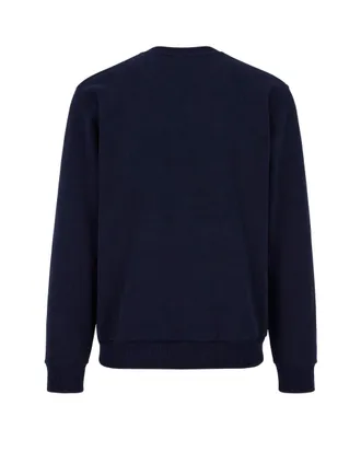 Lacoste Mens Sweatshirt Classic Navy Blue Cotton Sweatshirts Sweater