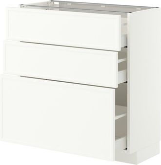 IKEA METOD / MAXIMERA Unterschrank mit 3 Schubladen