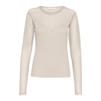 Karen by Simonsen Rundhals-Strickware - - Tops - Damen - Beige - XS