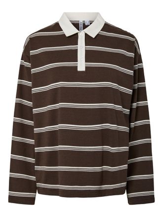 Pieces Female Langarm-Poloshirt PCSADIE