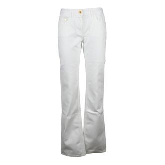 Palm Angels Jean &Eacute;vas&eacute; 5 poches - Femme - Jeans - Blanc - Taille: W25