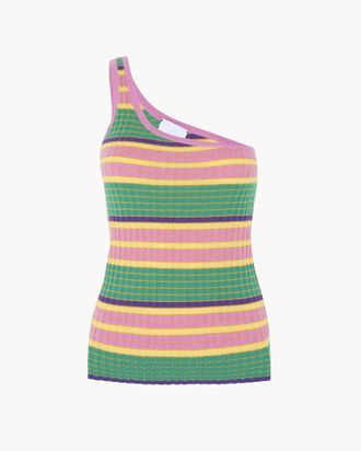 Kujten Top asym&eacute;trique soie et cachemire - Top Joko