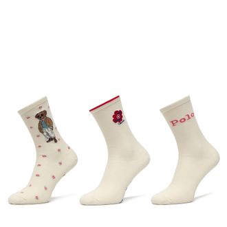 Polo Ralph Lauren Lange Socken Polo Ralph Lauren 455P10258001 &Eacute;cru