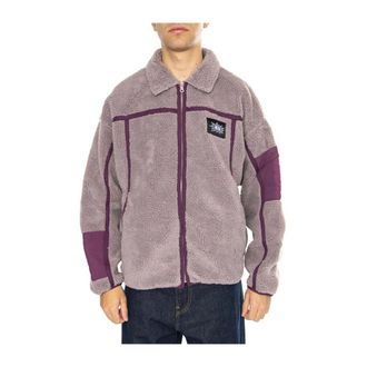 HUF Livingston Sherpa Jacke - - Jackets - Herren - Lila - S