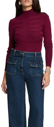 Morgan Pullover, Plum M, Medium