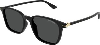 Montblanc Montblanc MB0338S Sonnenbrille für Herren, aus recyceltem Acetat, mehrfarbig, Einheitsgröße