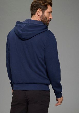 Man's World Sweatjacke (Spar-Set, 2-tlg) mit Kapuze und Kordelzug, aus angerauter Sweatware
