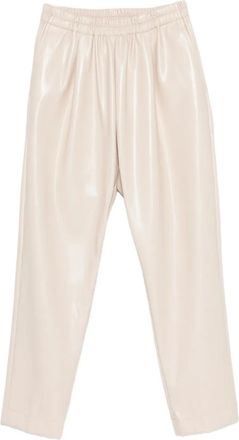 Jucca elastic-waist trousers - Nude
