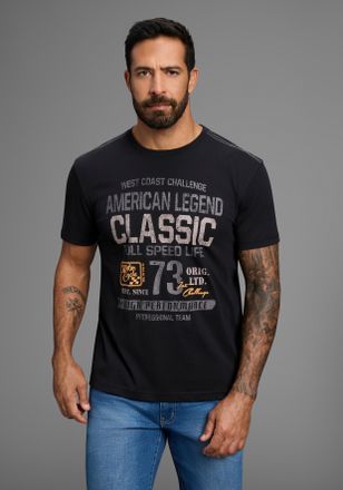 Arizona T-Shirt ARIZONA, Herren, Gr. 4XL (68/70), grau (anthrazit), Single Jersey, Obermaterial: 100% Baumwolle, unifarben, normal, Rundhals, Shirts T-Shirt, 