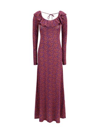 Kristina Ti Floral-Print Jersey Dress - Multicolor