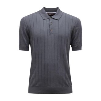 PESERICO O0934 Knitted Shirt - - Tops - Herren - Grau - M