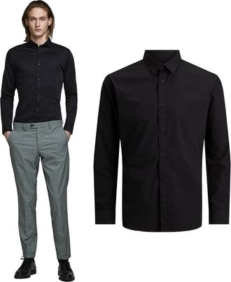 Jack & Jones JJJOE Shirt LS Plain