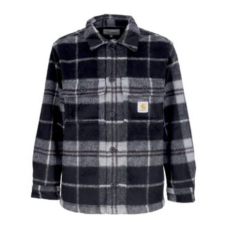 Carhartt Work in Progress Kariertes Fleecehemd Schwarz - - Shirts - Herren - Mehrfarbig - XL
