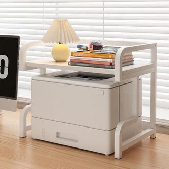 Generic Druckerst&auml;nder Druckerst&auml;nder mit Ablage, Druckertisch for das Home Office, for Aktenvernichter, Scanner, Fax, W&auml;rmepresse, Organisation Kleiner R&auml;ume