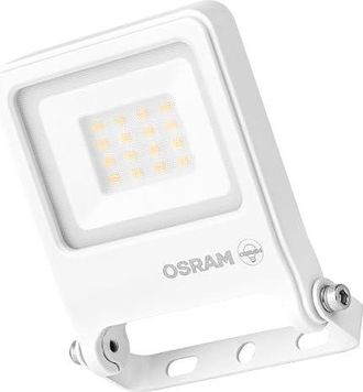 Osram ENDURA FLOOD PC 10W LED-Fluter, 3000K warmwei&szlig;, 1000 Lumen, IP65 wei&szlig;es Flutlicht, recyceltes Material, 180&deg; Montageb&uuml;gel, Wei&szlig;