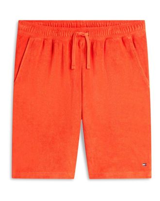 Tommy Hilfiger Frottee-Shorts aus Baumwolle mit Logo-Stickerei in