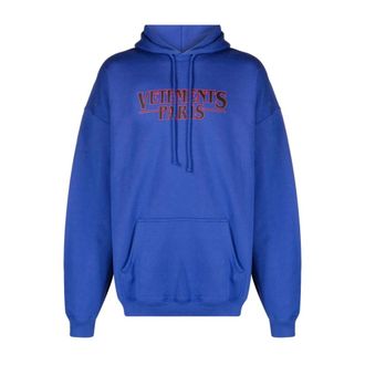 VETEMENTS Hoodie f&uuml;r einen stilvollen Look - - Sweatshirts & Hoodies - Herren - Blau - S