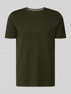 Fynch-Hatton T-Shirt mit Rundhalsausschnitt und Label-Stitching
