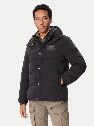 Aeronautica Aeronautica Militare Winterjacke 262AB3072UCT04358 Schwarz Regular Fit
