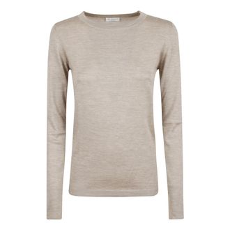Brunello Cucinelli Rundhals-Pullover - - Knitwear - Damen - Grau - XS