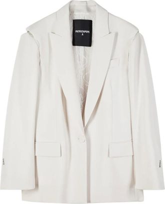 Patrizia Pepe Femme, Vestes, Beige, Taille: 36 FR Blazers