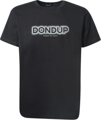 Dondup Homme, Tops, Bleu, Taille: XL T-shirt &agrave; col rond et coupe classique